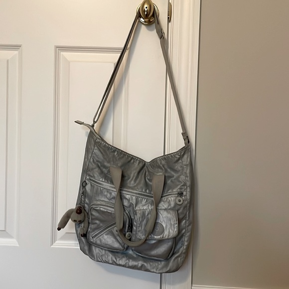 Kipling | Bags | Kipling Silver Multi Component Crossbody Bag | Poshmark